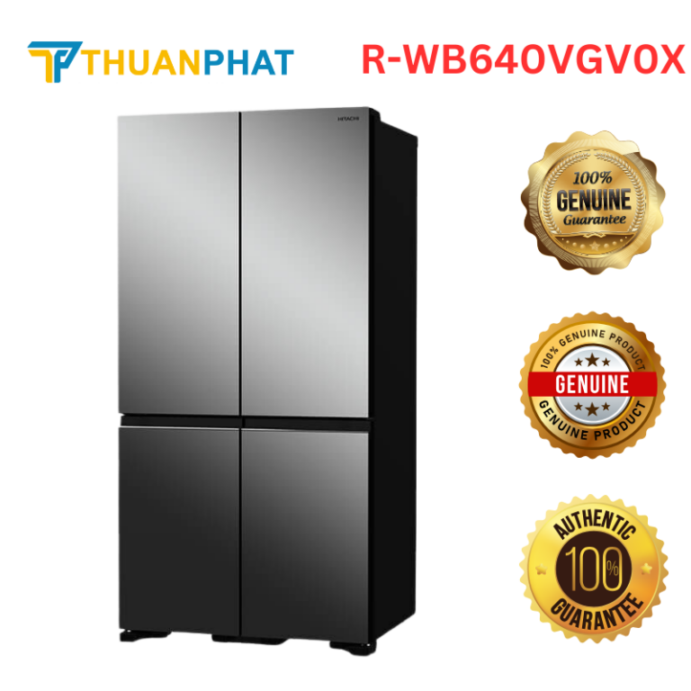 Tủ lạnh Hitachi 4 cánh 569L R-WB640VGV0X - Điện máy Thuận Phát